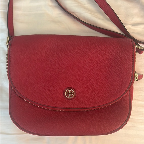 Tory Burch | Bags | Tory Burch Red Crossbody Bag | Poshmark